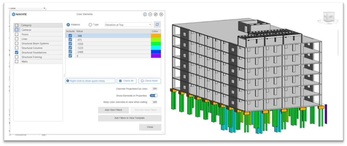 Naviate Accelerate Using Colour Elements To Perform Tasks In A Revit